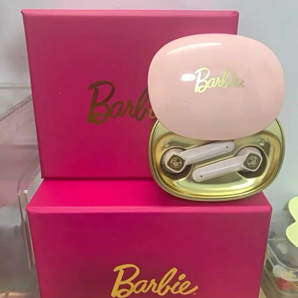 barbie x miniso | Headphones | Barbie Miniso Light Pink Touch Control ...